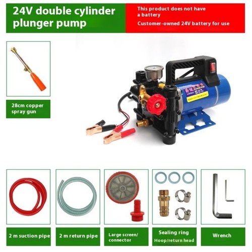 Double-cylinder Plunger Pump Sprayer Dosing Machine 12V48V60V220V High ...