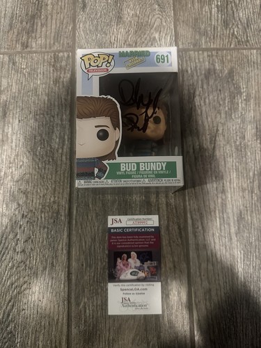 DAVID FAUSTINO SIGNED BUD BUNDY MARRIED WITH CHILDREN FUNKO POP JSA COA ...