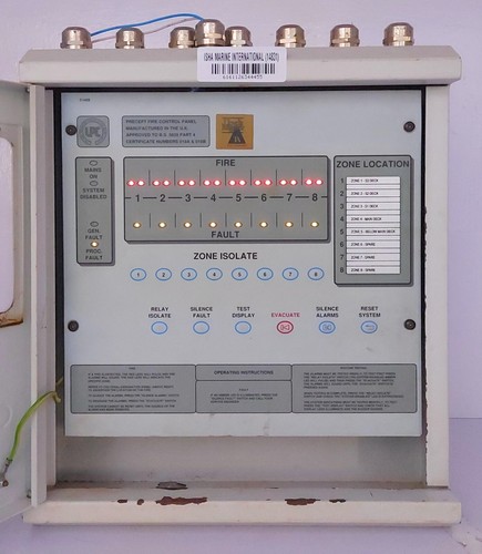 Control Equipment 5839 Part 4 Zone Control Panel Fire Alarm System | eBay