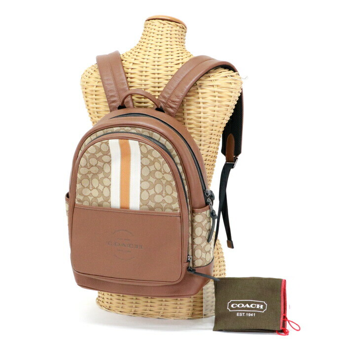 COACH Thompson Backpack Signature Jacquard (Canvas) … - Gem