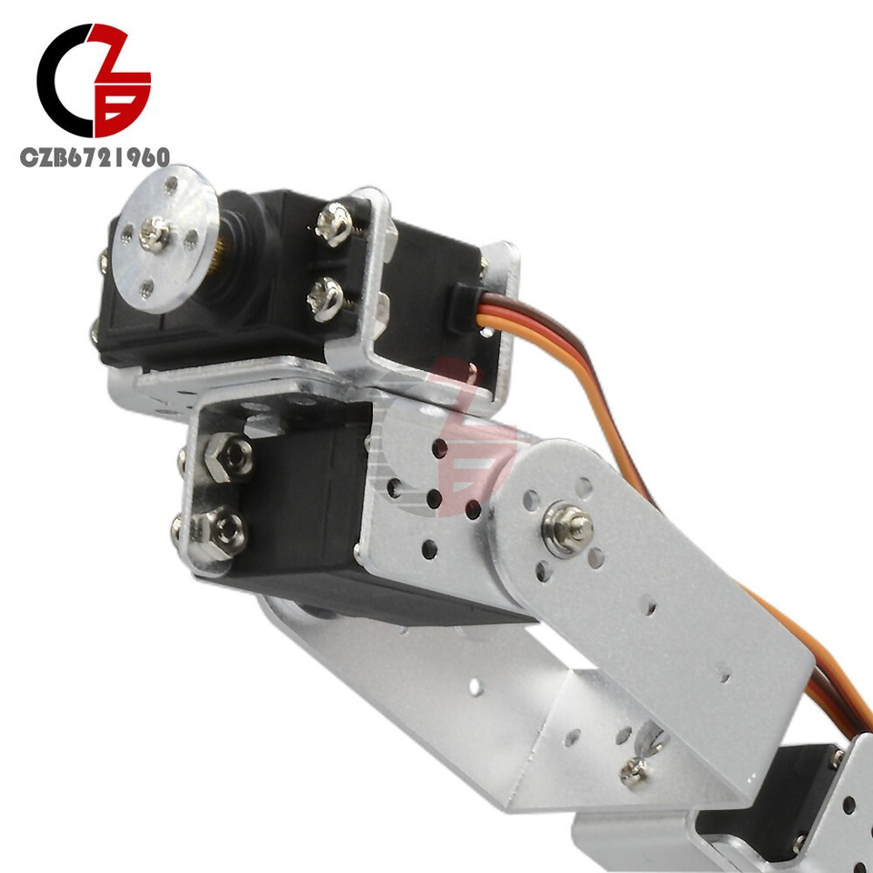 460MM Aluminium Arduino Robot Clamp Claw Mount Kit 6DOF Mechanical ...