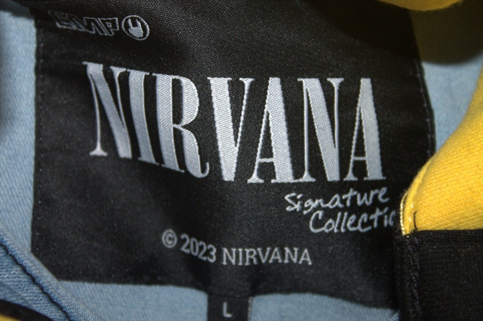 Nirvana Jacket Grunge Band Band Denim Blue Jacket | eBay