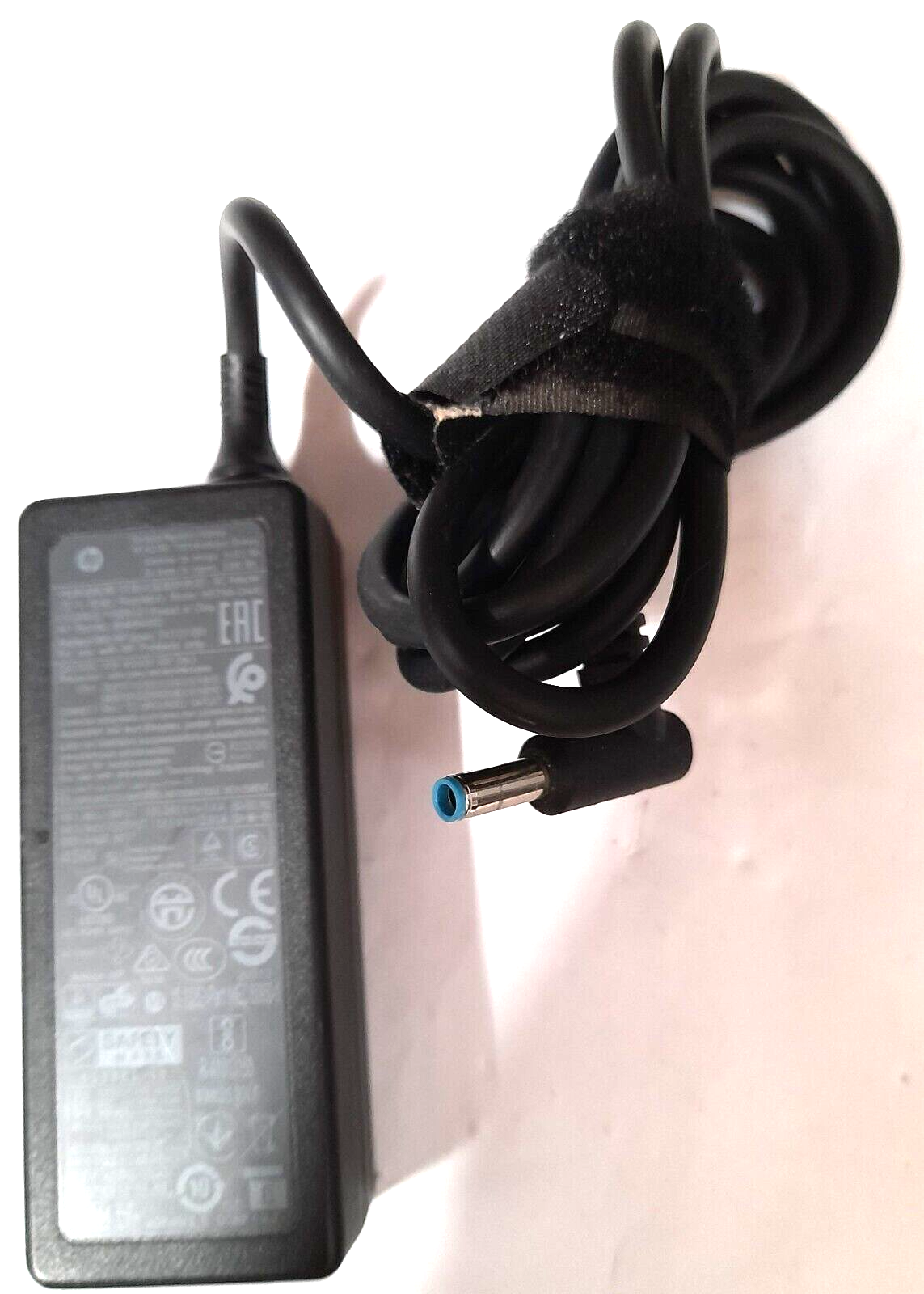 HP 45W AC Power Adapter Plug GENUINE OEM - Used (smaller blue tip ...