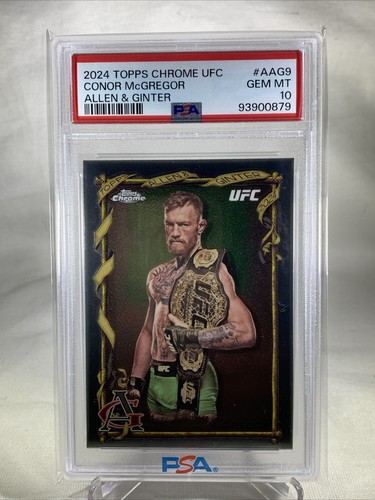 Conor McGregor 2024 Topps Chrome UFC Allen & Ginter Card #AAG-9 PSA 10 ...