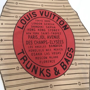 Louis Vuitton Trunks ' Bags Silk Scarf | semashow.com
