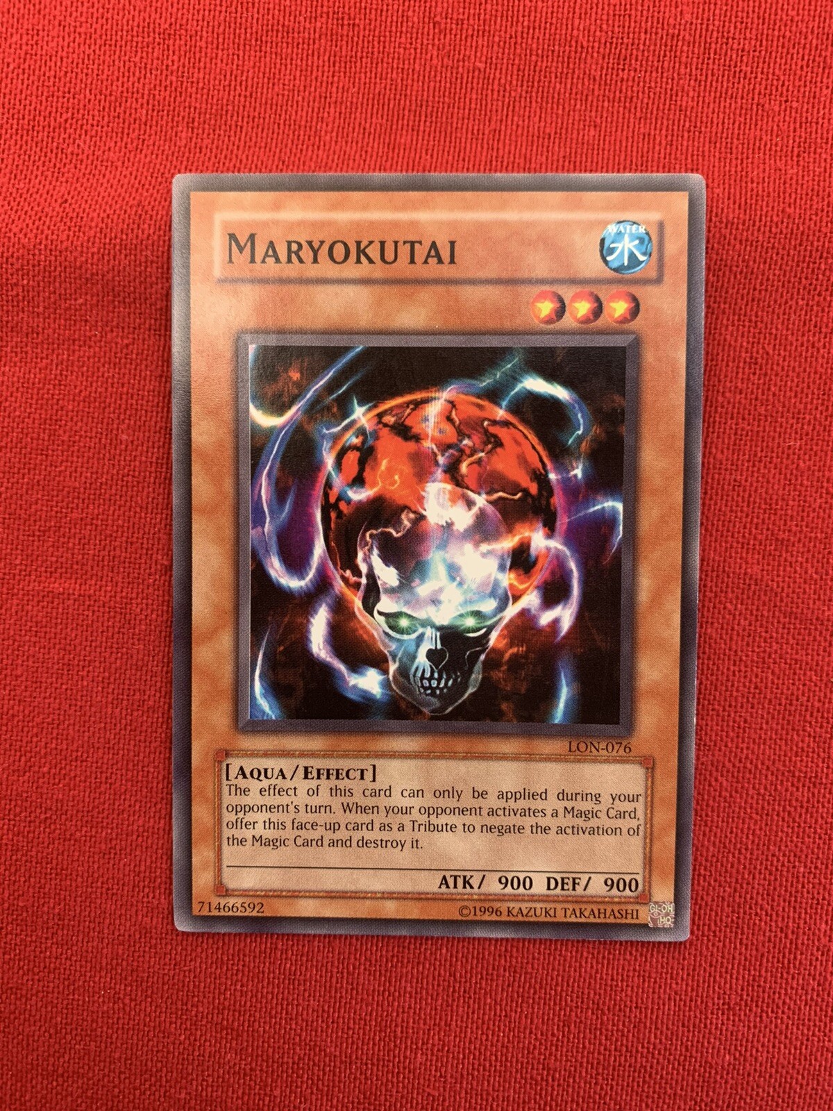 Maryokutai (LON-076) Yu-Gi-Oh! Aqua Monster Card | eBay