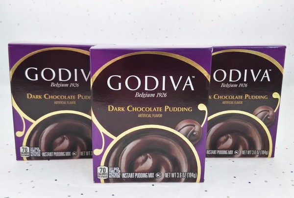 Godiva instant dark chocolate pudding mix 2 boxes for sale online | eBay