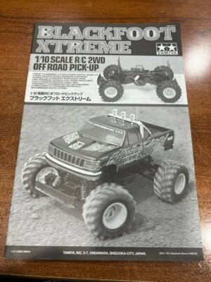 ORIGINAL TAMIYA BLACKFOOT XTREME 58321 Manual NICE CONDITION | eBay