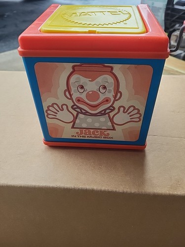 MATTEL JACK IN THE BOX CLOWN MUSIC WIND UP TOY 1976 VINTAGE Not Working ...