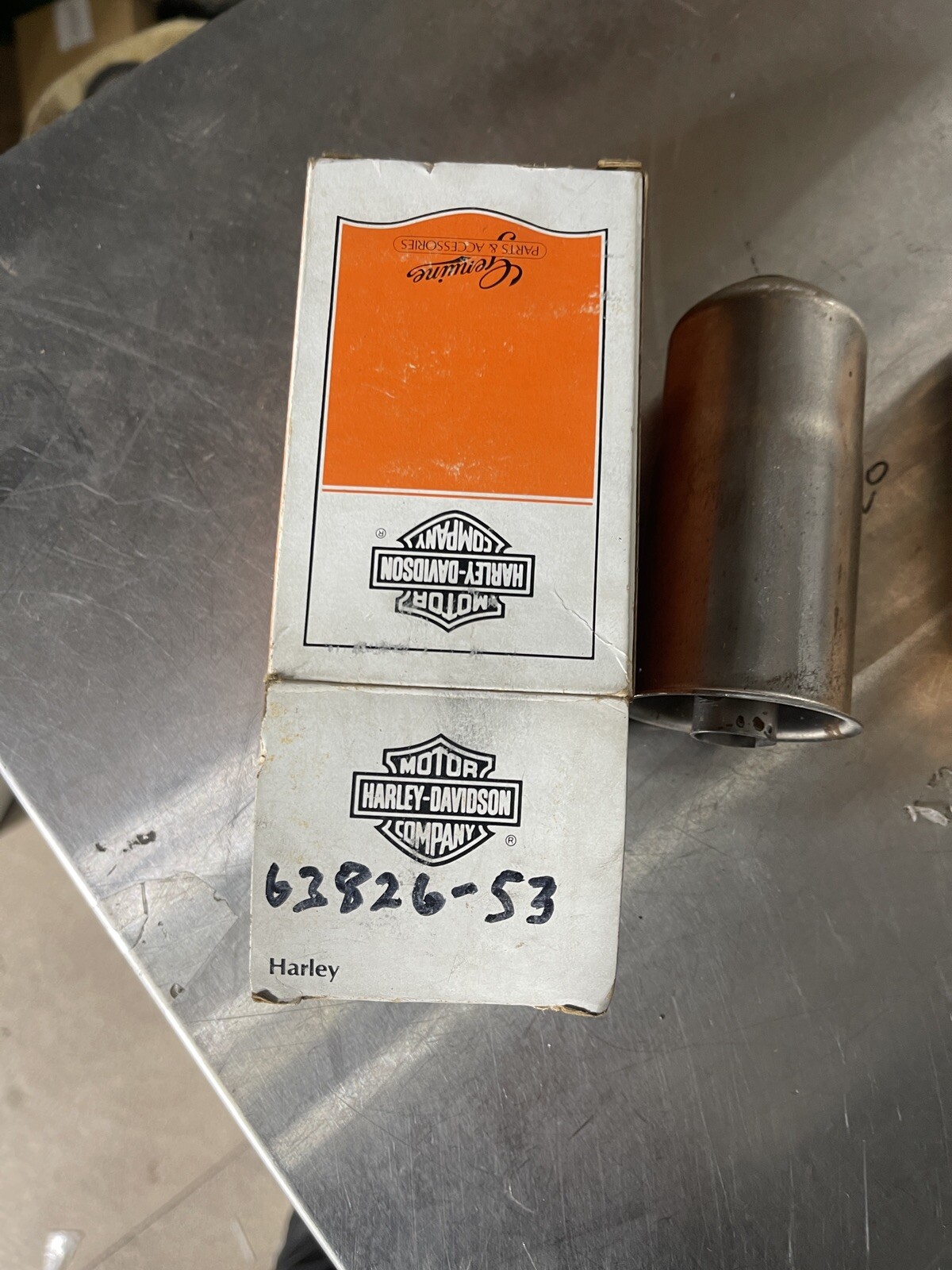 Harley Davidson Panhead Oil Filter Cup FL FLH 63826-53 Engine Motor Pan ...