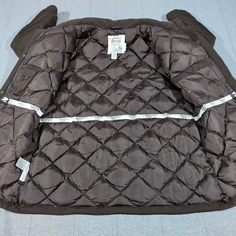 Eddie Bauer WeatherEdge Puffer Jacket Men's Size XL Goose Down 650 Fill ...