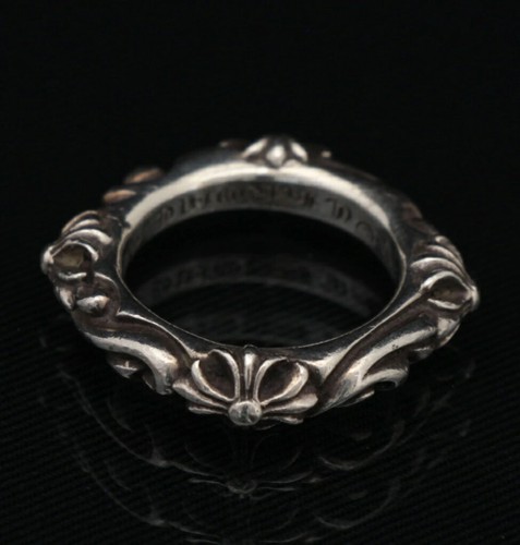Chrome Hearts SBT Band Ring Silver SV925 US 6 Men's Jewelry | eBay