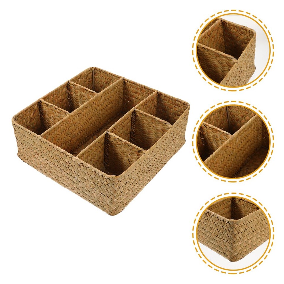Woven Organizer Containers for Organizing Kitchen Storage Baskets | eBay UK