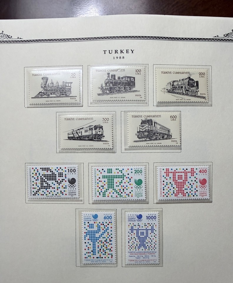 1961 TO 1999 COMPLETE TURKEY STAMPS INCLUDING OFFICIALS MNH | eBay