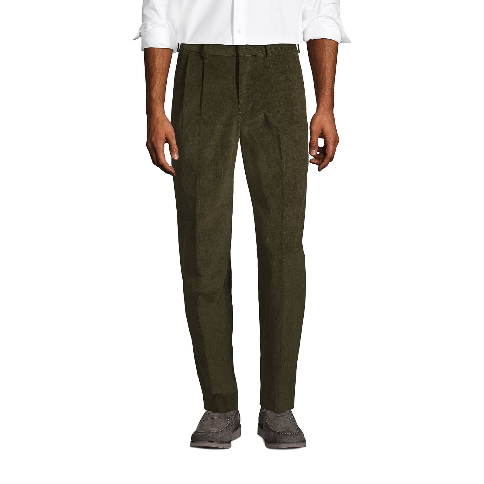 Lands' End Men's Traditional Fit Washed Corduroy Pants 501617 (C) | eBay