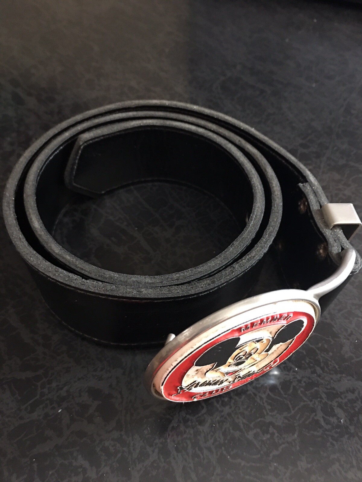 Walt Disney Member Mickey Mouse Club 29" Long Belt & Belt Buckle ...
