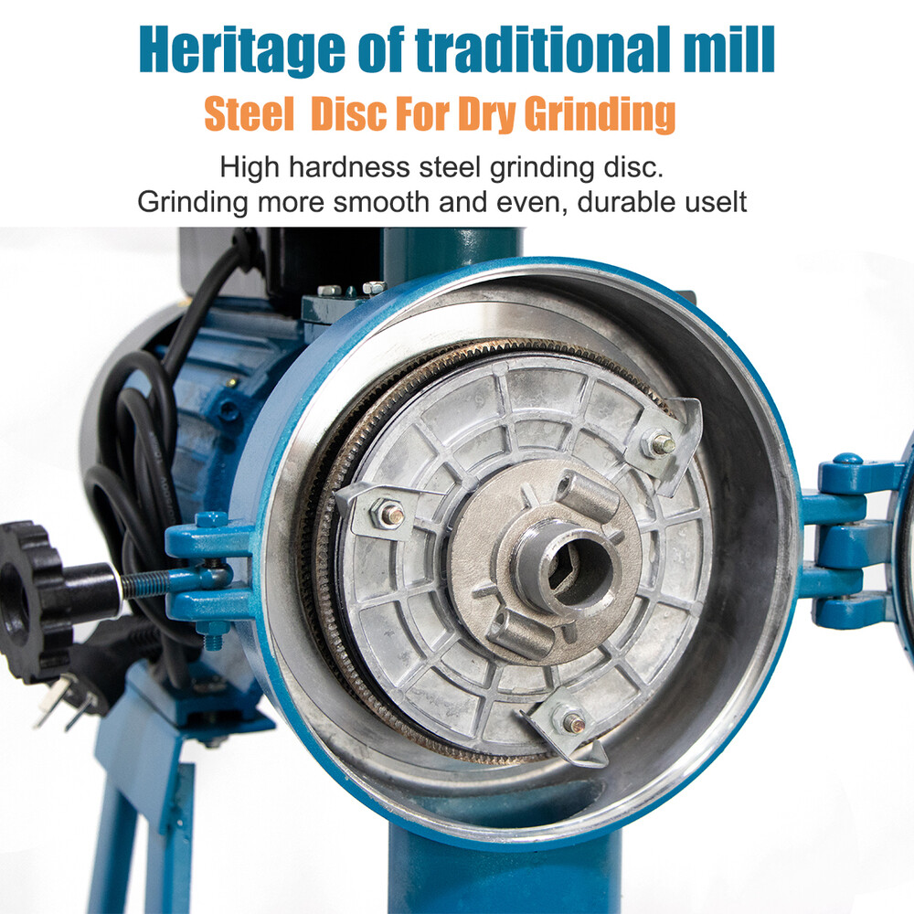 MOPHOTO Electric Mill Corn Grinder Machine Corn Grain Wet &Dry Wheat ...