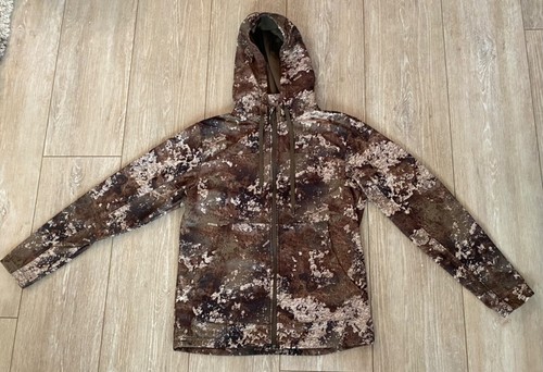 Red Head Hooded Strata Camo Camouflage Mens Zip Up Jacket Size Small | eBay
