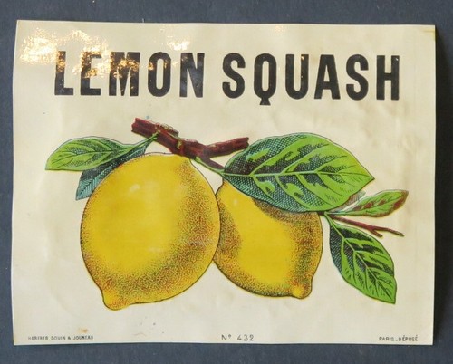 Antique LEMON SYRUP Label No. 431 lemon label | eBay