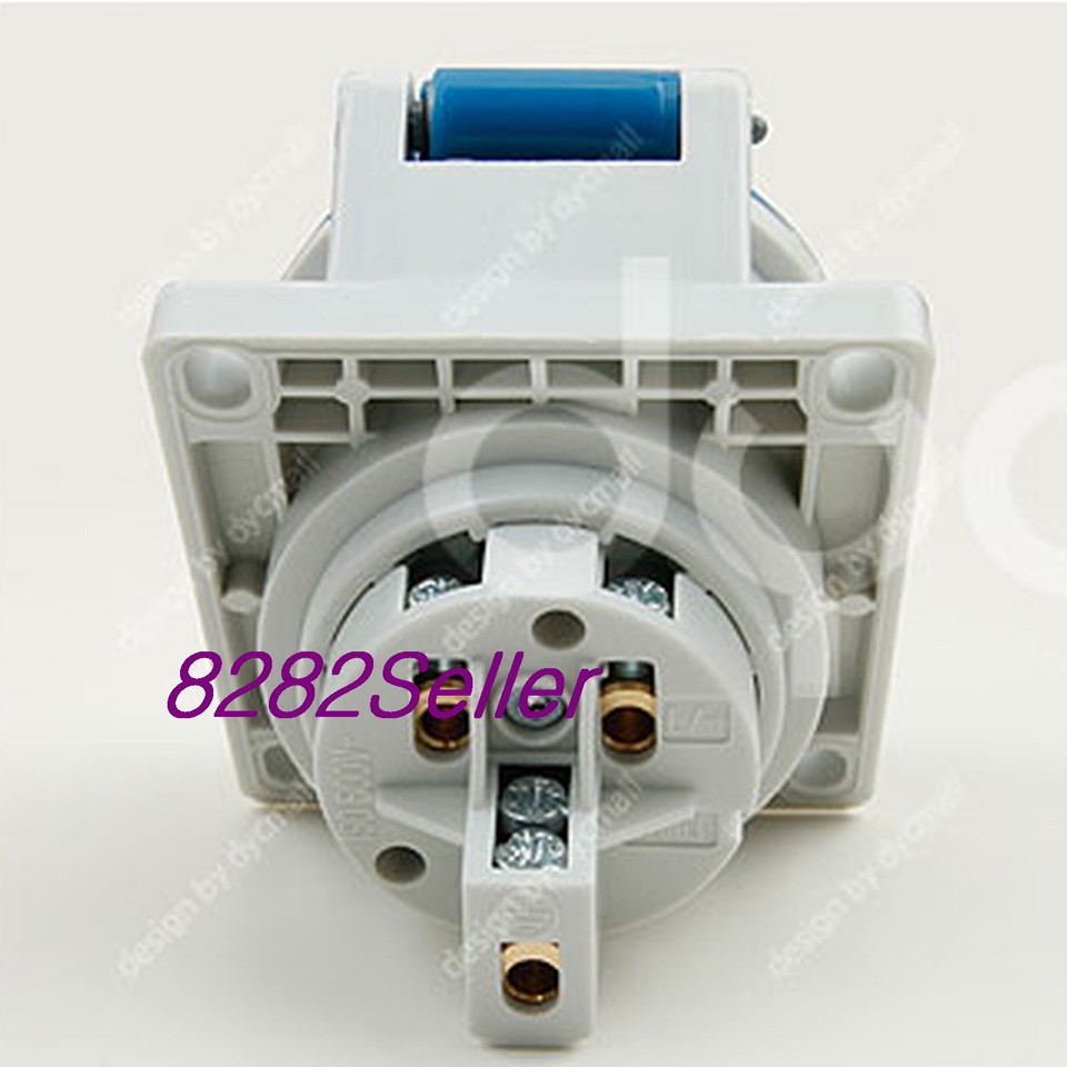 MENNEKES TYP 1463 NO.1463 [IP44 230V 16A 2P+E] Panel mounted receptacle ...