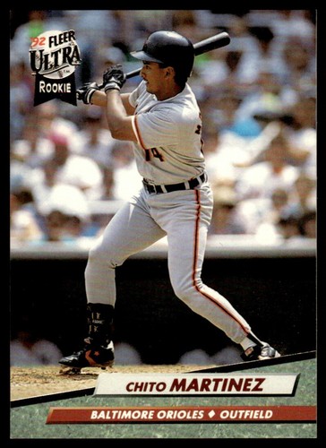 1992 Fleer Ultra #7 Chito Martinez Rookie Baltimore Orioles | eBay