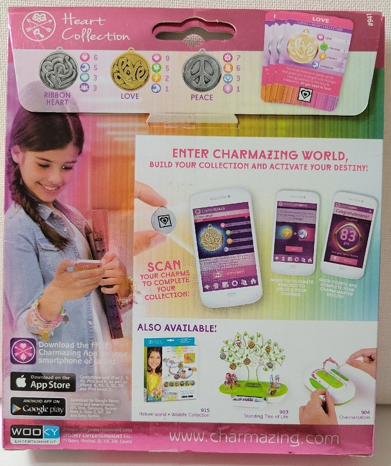 Charmazing Heart Collection Style Me Up - 3 Charms, Makes 2 Bracelets ...