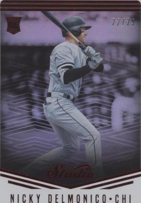 2018 Panini Chronicles - Studio Nick Delmonico #14 Red /25 (RC) for ...
