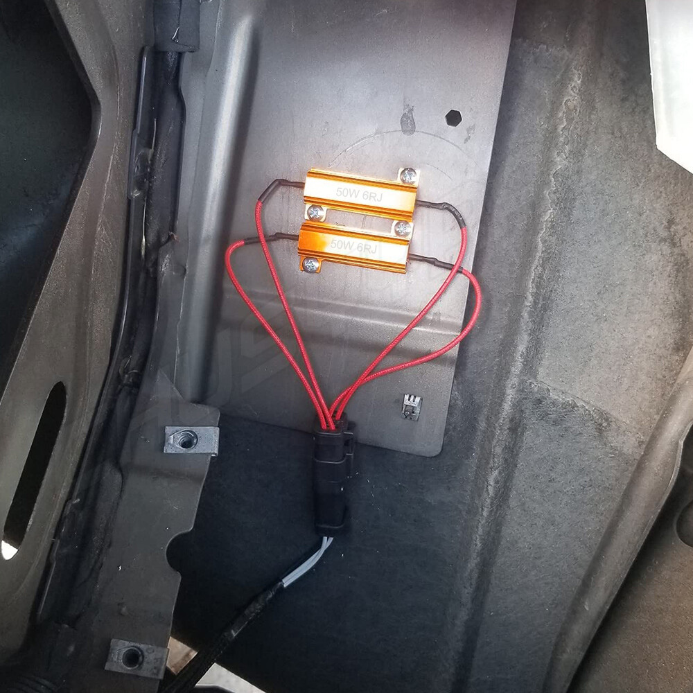 LED LIGHT BULB LOAD RESISTOR FIX CORRECTOR TURN PARK BLINK SIGNAL ...