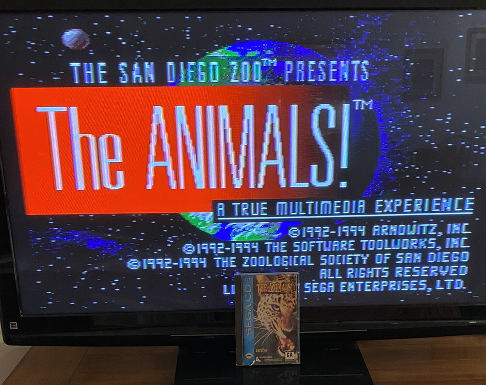 The San Diego Zoo Presents: The Animals Sega CD Complete Tested, No ...