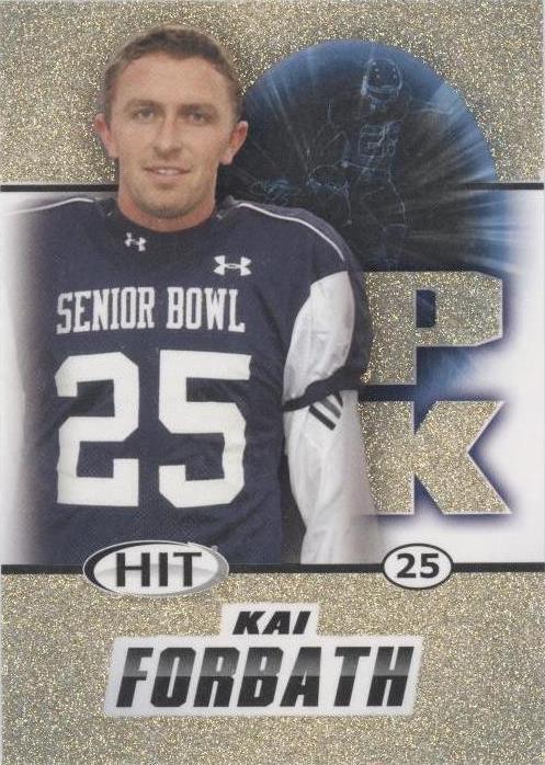 2011 SAGE Hit - Kai Forbath #25 Gold (RC) for sale online | eBay
