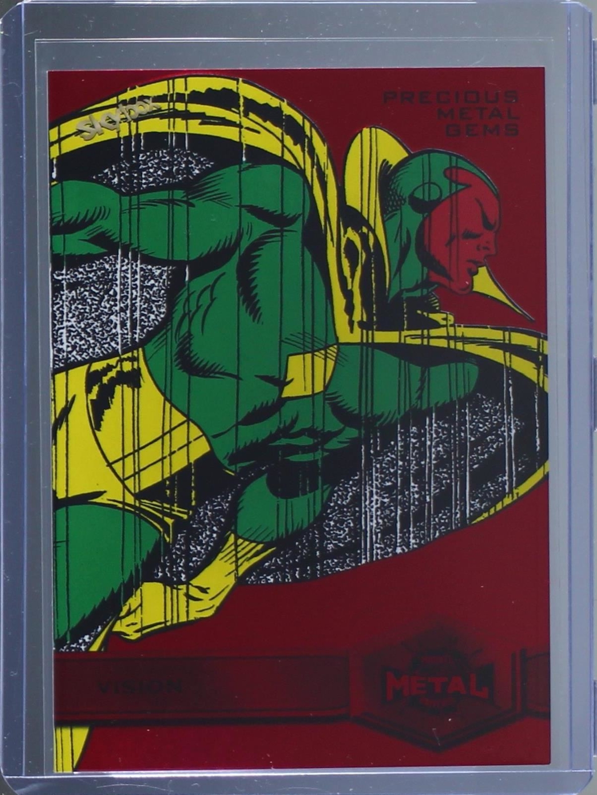 EPACK Spiderman Metal Universe Red PMG Precious Metal Gems #194 Vision ...