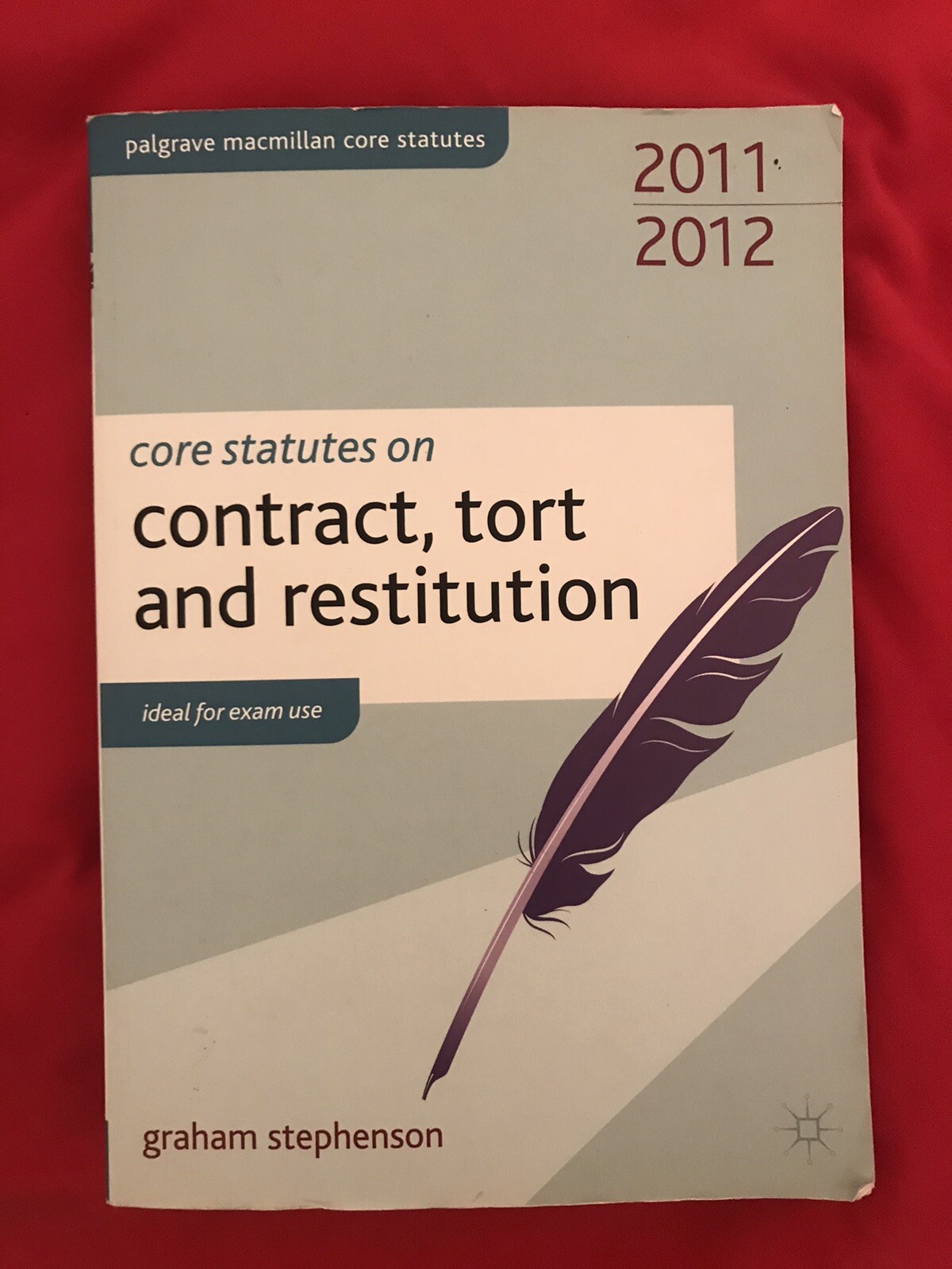 Core Statutes on Contract, Tort and Restitution 2011-12 by Graham ...