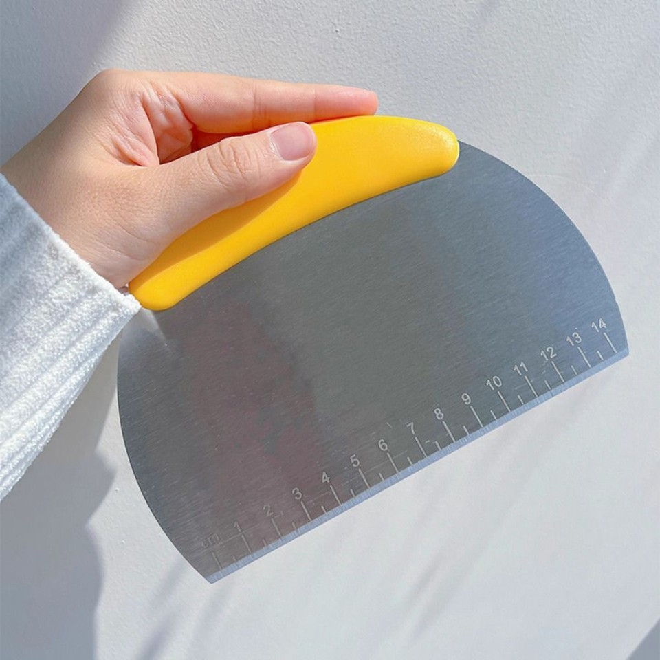 Stainless Steel Half Round Cream Spatulas Decorating Contour Comb Cake ...