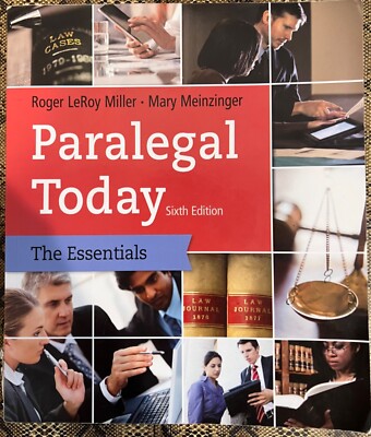 Paralegal today sixth edition the essentials textbook | eBay