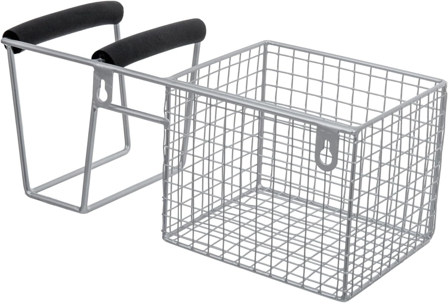 Wall Mounted Silver Metal Table Tennis Pickleball Paddle Rack and Ball ...