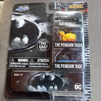 Batman -- JADA Nano Set -- 1989 Batmobile, Penguin Duck & Penguin Ride ...