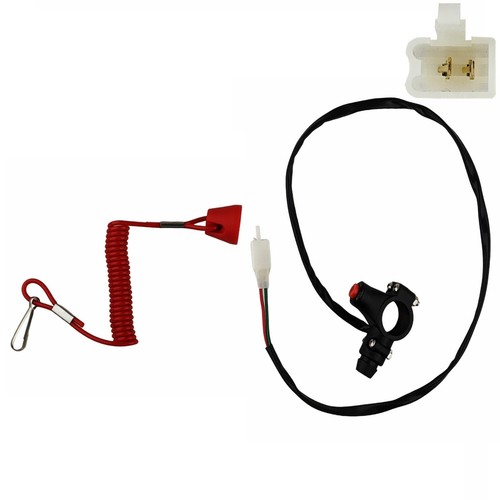 Universal Safety Tether Stop Kill Switch Emergency Lanyard ATV Dirt Bike Racing | eBay