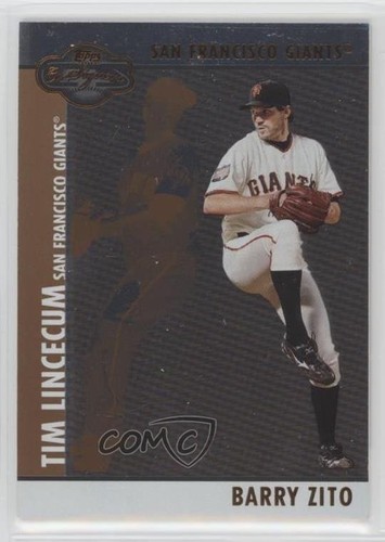2008 Topps Co-Signers - Barry Zito, Tim Lincecum #018 Silver Bronze ...