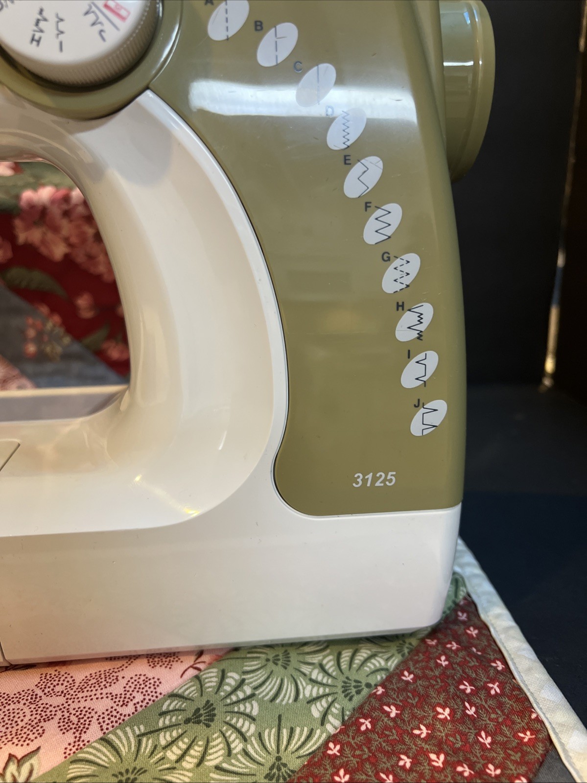 JANOME MODEL 3125 Sewing Machine 10 Built In Stitches Lightweight ...