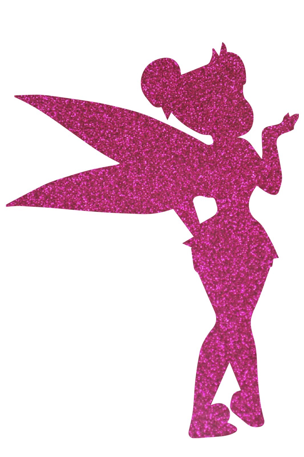 Tinkerbell Silhouette Pink