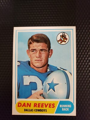 1968 TOPPS #77 DAN REEVES COWBOYS HOF NICE CARD | eBay