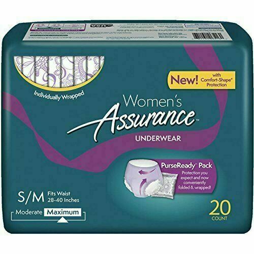 Assurance for Women Absorbency Protective Underwear - Small/Medium for ...