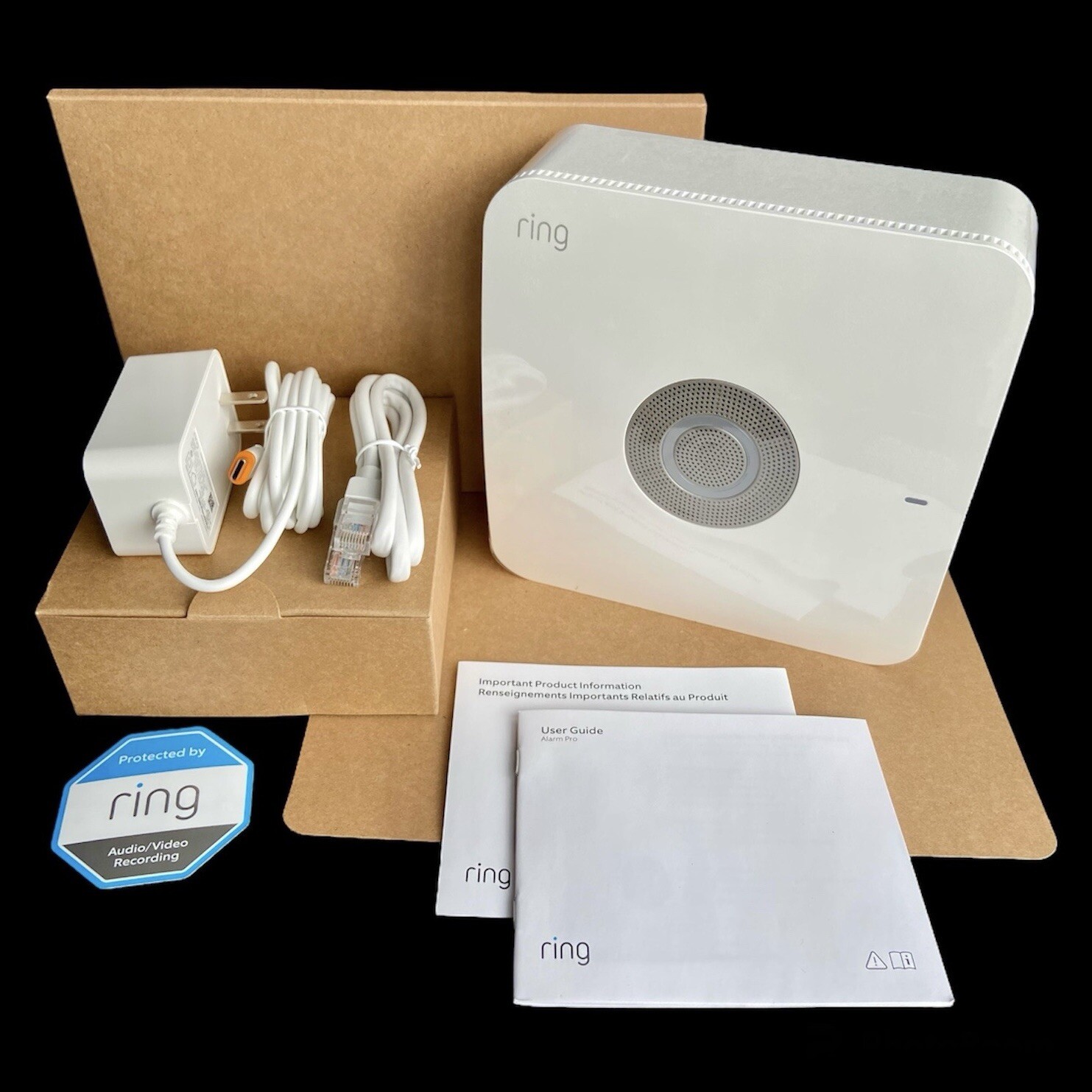 Ring Alarm Pro Base Station with Built-in eero Wi-Fi 6 Router and 24 ...