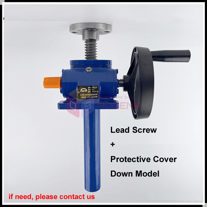 SWL Leading Screw Lift Small Lifting Platform Hand-cranking Lead Screw ...