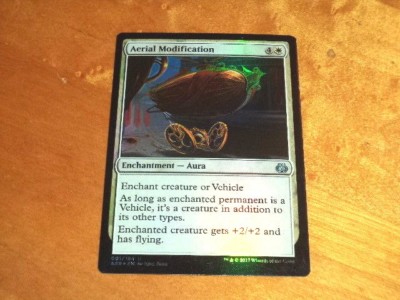 1x Foil - Aerial Modification - Magic the Gathering MTG Aether Revolt ...