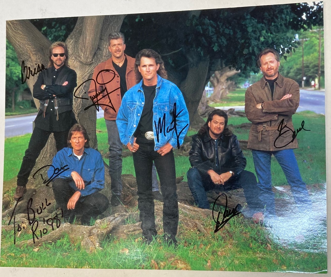 Diamond Rio Band Signed Autograph 8X10 Color Photo, Signed By All Band ...