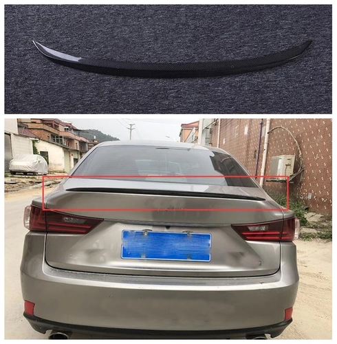 Carbon Fiber Rear Trunk Spoiler For Lexus IS200T IS250 IS350 IS300 AWD ...