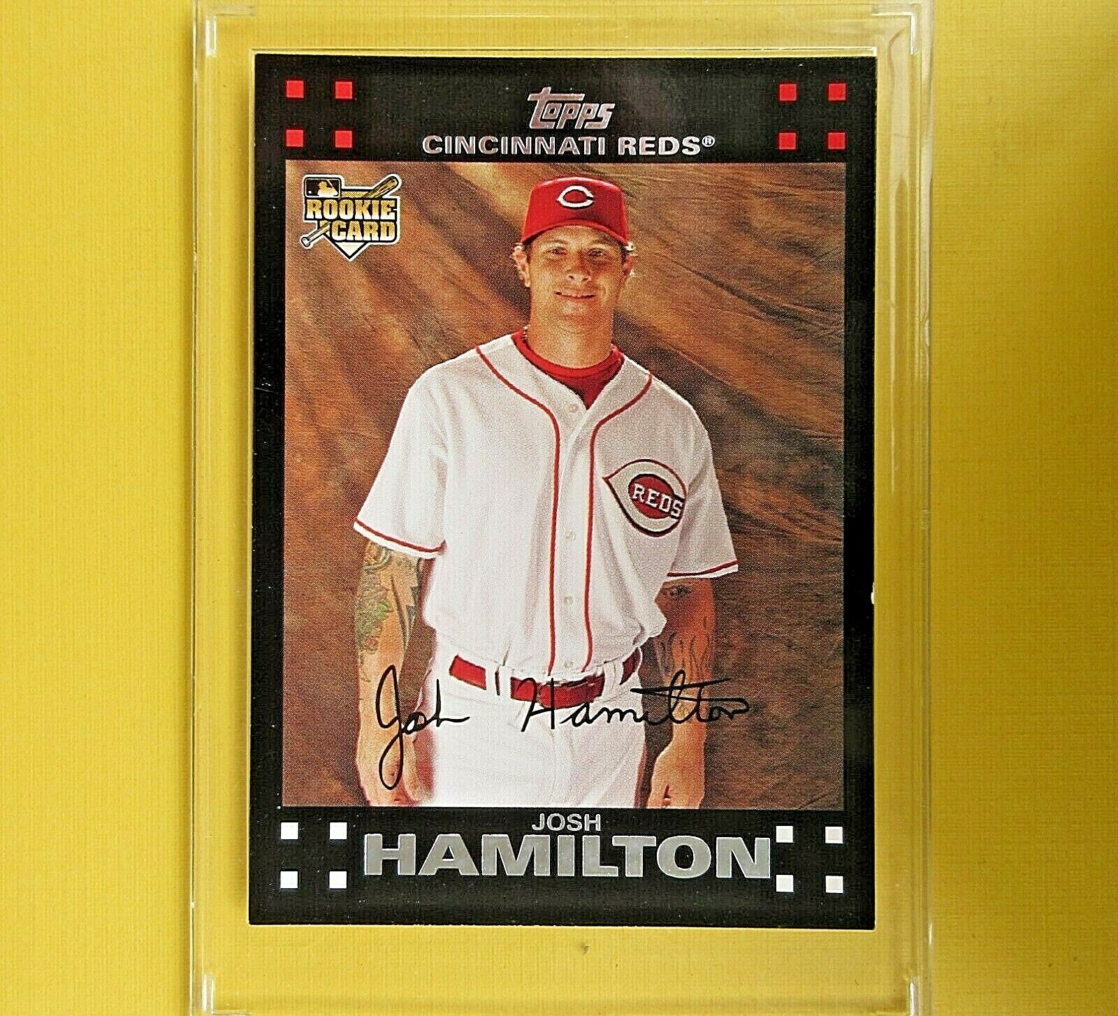 JOSH HAMILTON ROOKIE 2007 RED BACK Topps #625 Cincinnati Reds | eBay
