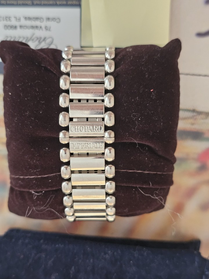 Chopard Watch 36mm Diamond White Gold 18k Chronograph Imperiale Gold ...