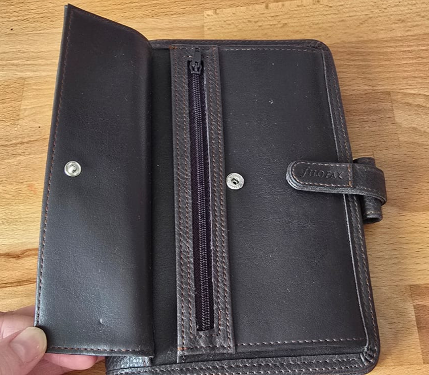 RARE VINTAGE FILOFAX RANGER COMPACT PERSONAL ORGANIZER - BROWN FAUX ...